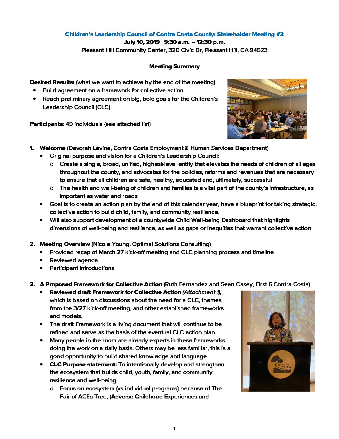 7_10_19 Resumen de la reunión de partes interesadas | EHSD