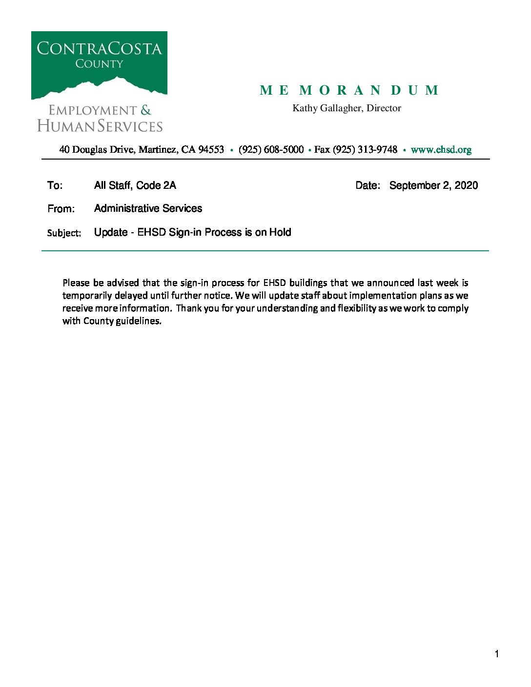 Update-Sign-in_Procedures_on_Hold | EHSD