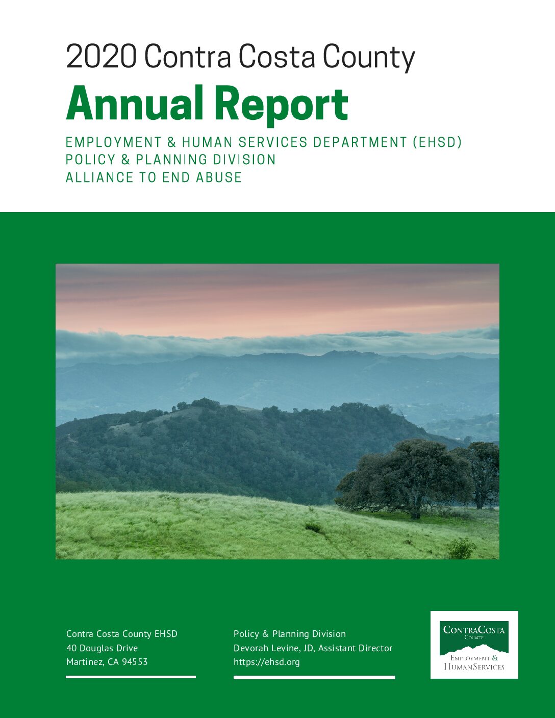 Rapport annuel 2020 sur les politiques et la planification (48) | EHSD