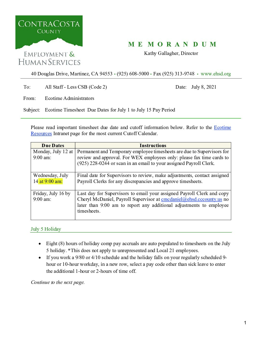 مواعيد استحقاق الجدول الزمني لـ Ecotime من 1 إلى 15 يوليو فترة الدفع_EHSD07-08-21e | EHSD