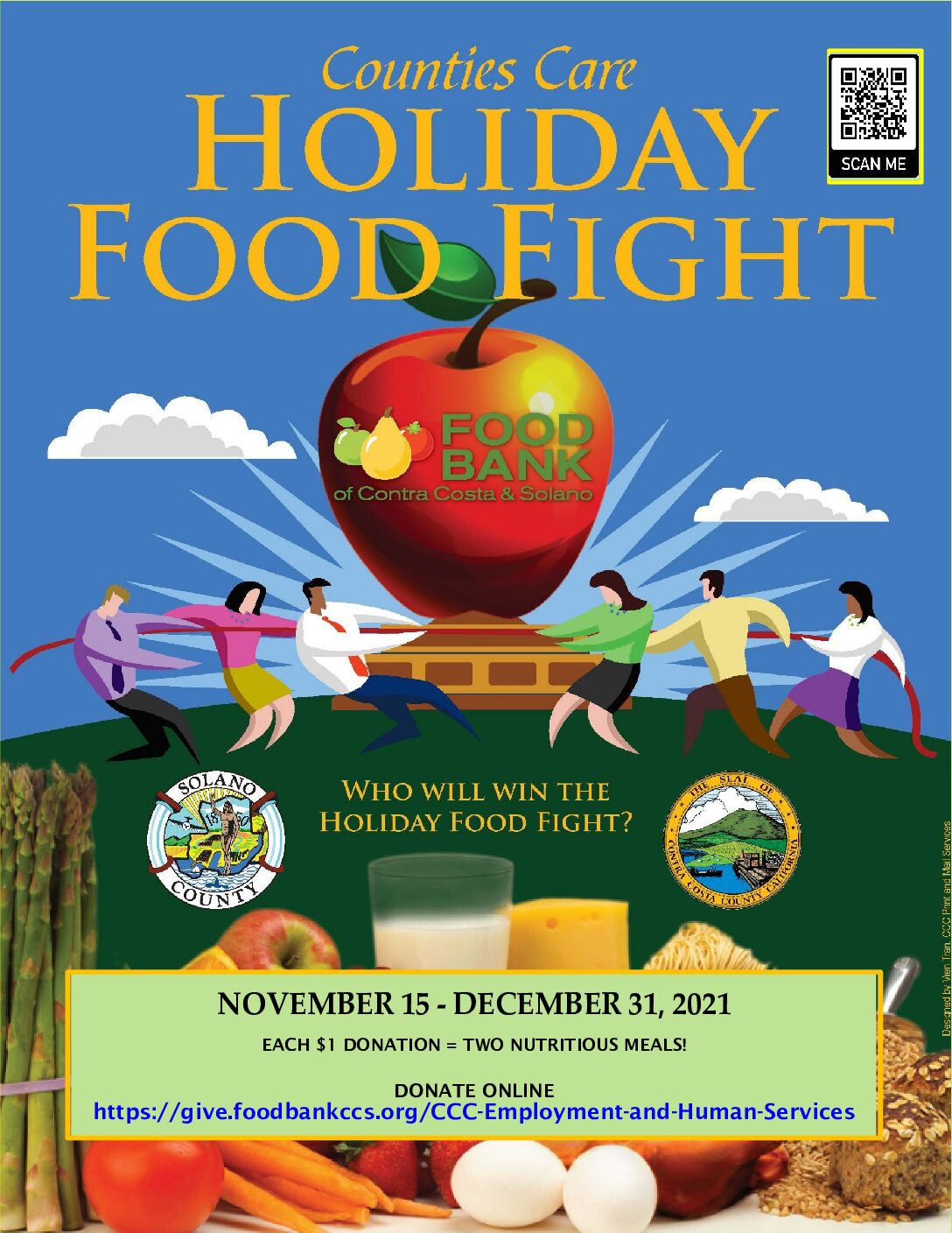 2021 年假日美食大战传单 |环境健康安全发展