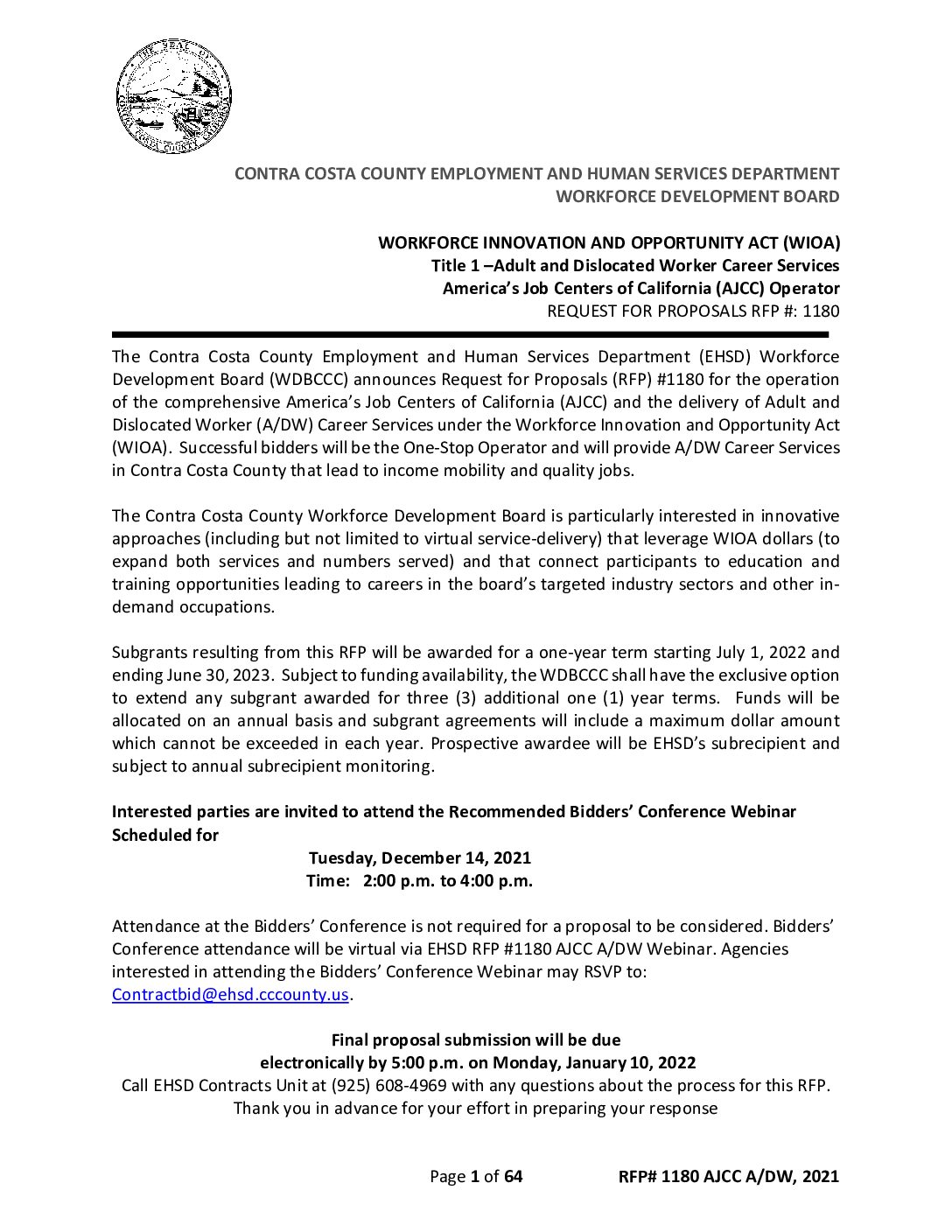 RFP 1180 AJCC 成人 DW 决赛 | 环境健康安全发展