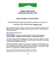 2022_Area_Plan_Update_Public_Hearing_Announcement | EHSD