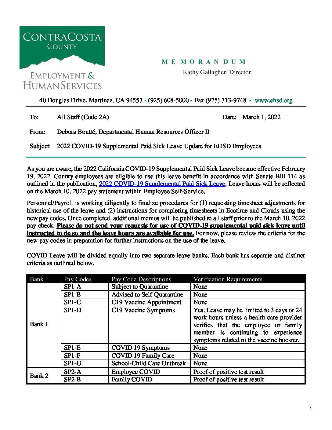 Actualización de licencia por enfermedad remunerada suplementaria COVID-2022 de 19 para ...