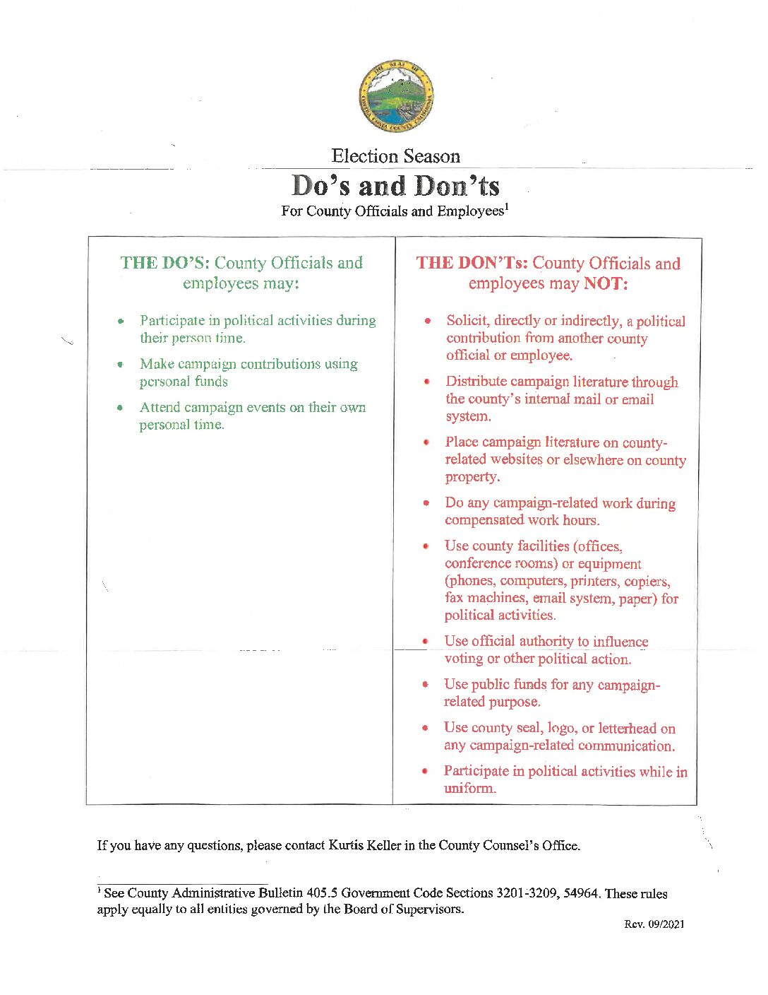 Was Bezirksmitarbeiter bei Wahlen tun und lassen sollten | EHSD