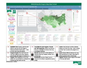 GIS 혜택 프로그램 맵 사용법 카드 12.2022 | EHSD