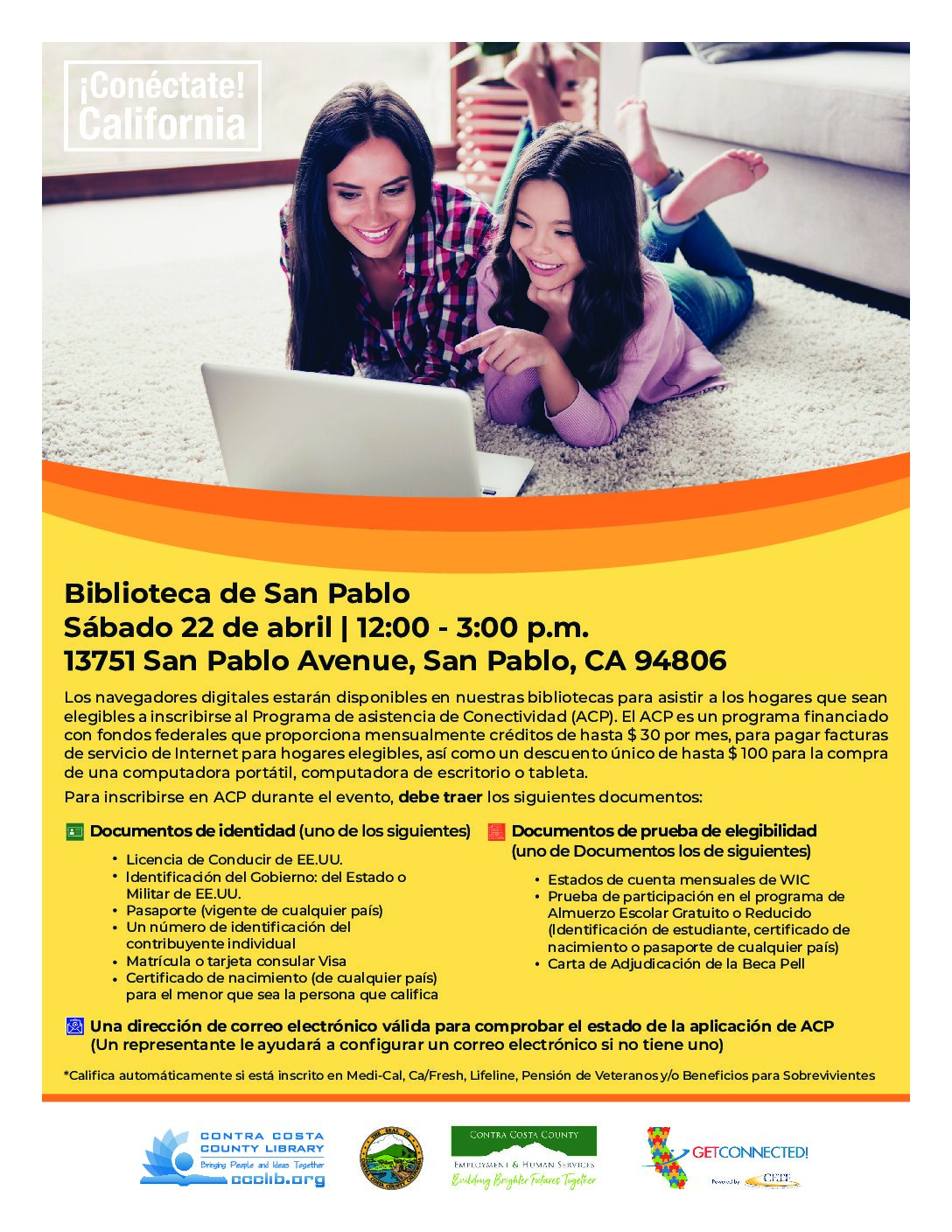 Connected California-flyer.Español | EHSD